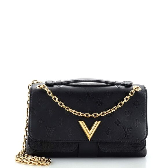Louis Vuitton | Bags | Louis Vuitton Very Chain Bag Monogram Leather ...